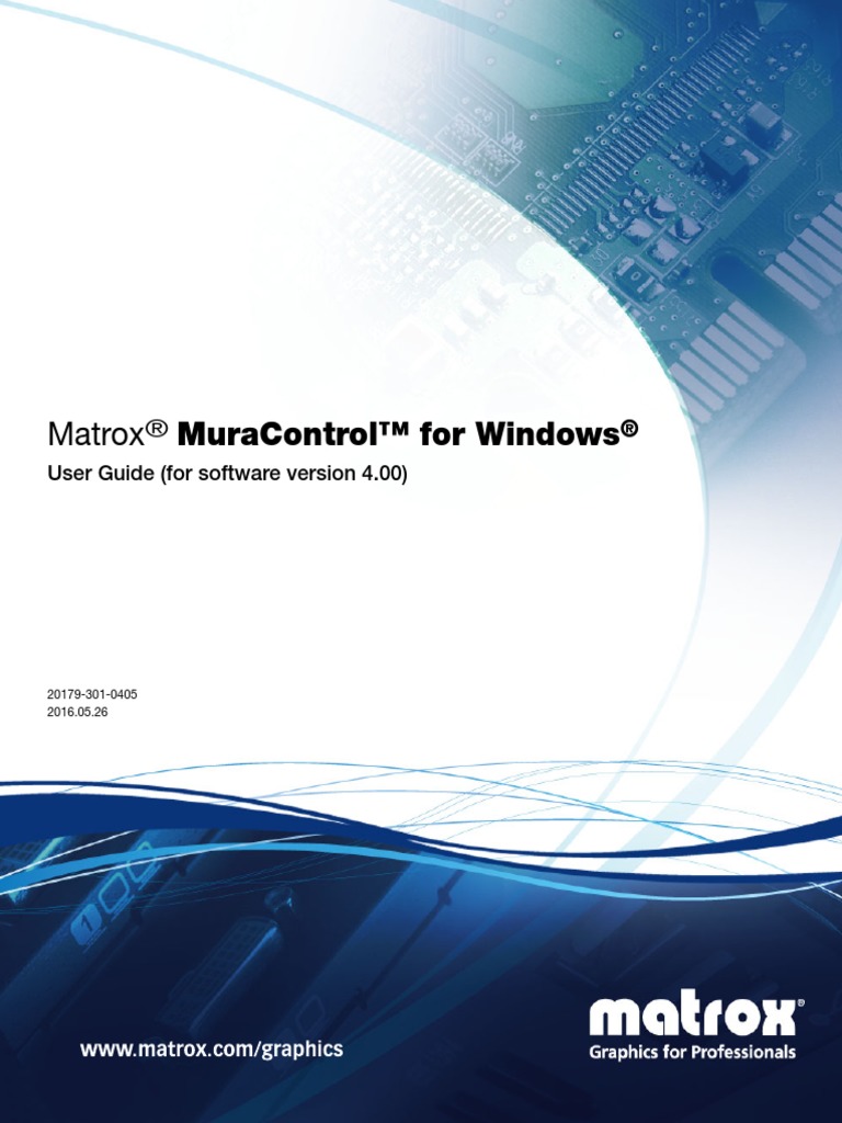 En Matrox MuraControl Windows User Guide | PDF | Icon (Computing ...