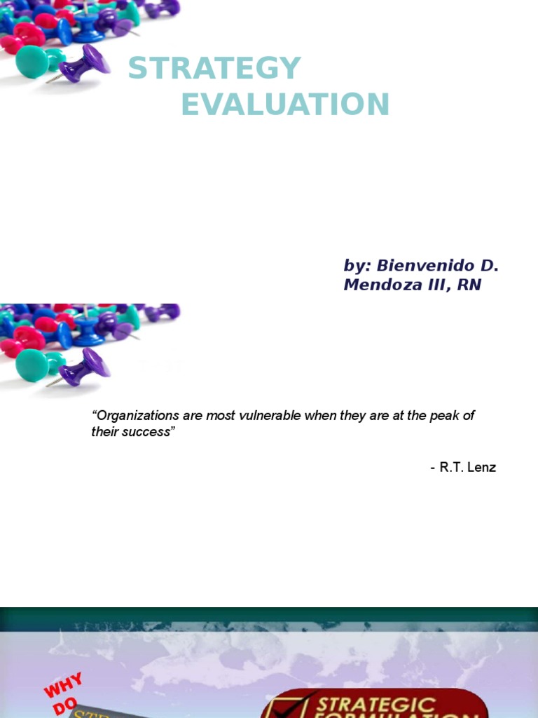 Strategic Evaluation | PDF | Feasibility Study | Strategic Management