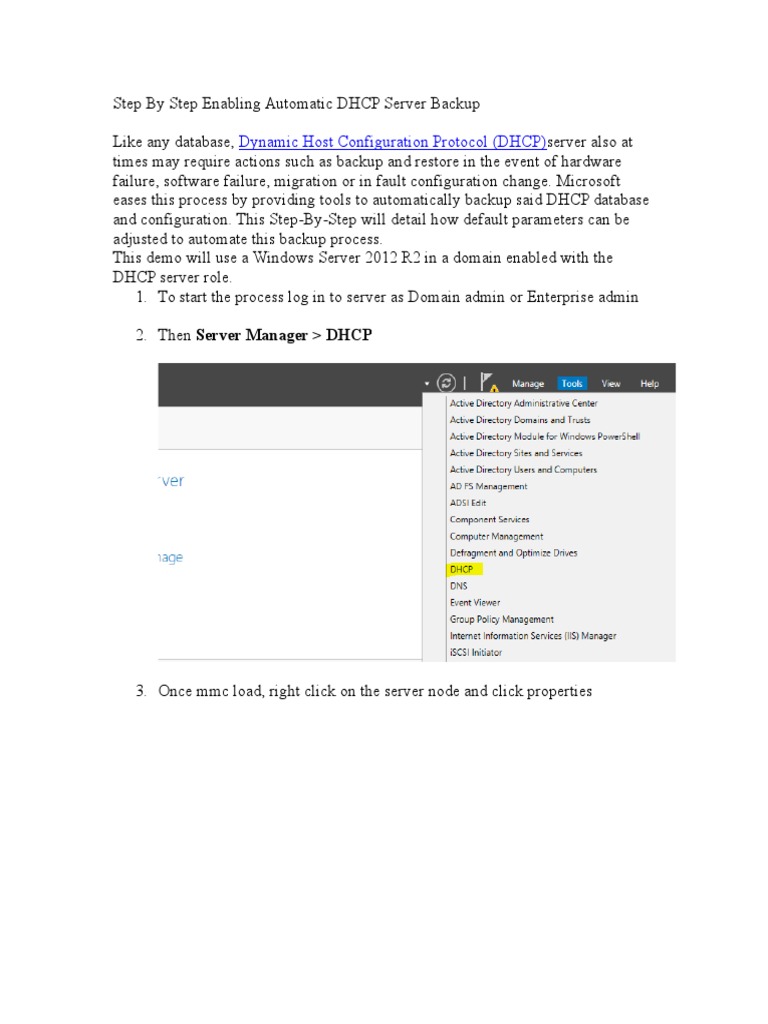 Dynamic Host Configuration Protocol (DHCP) | PDF | Windows Registry ...