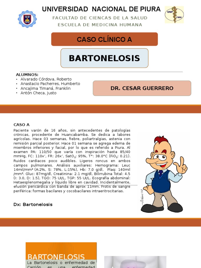 Caso clínico de Bartonelosis aguda grave | PDF | Especialidades Medicas ...