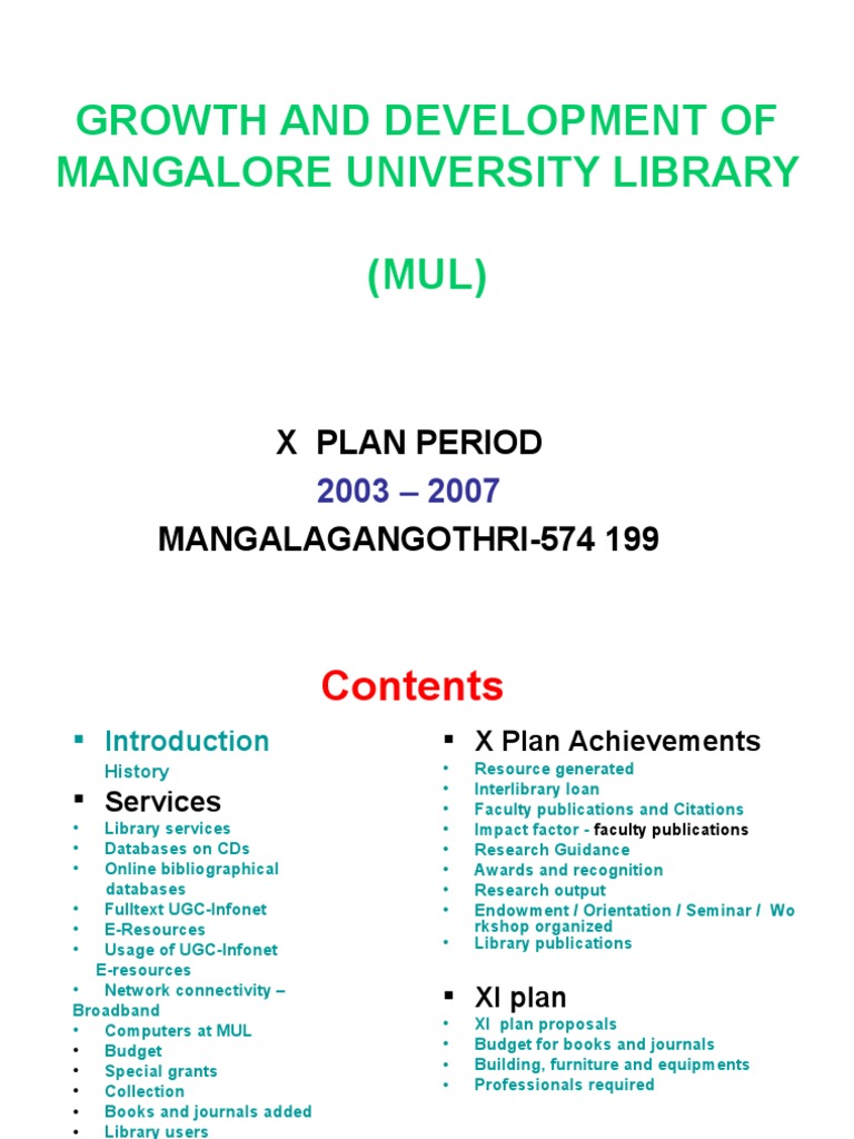 Growth and Development-Final | PDF | Libraries | Information Science