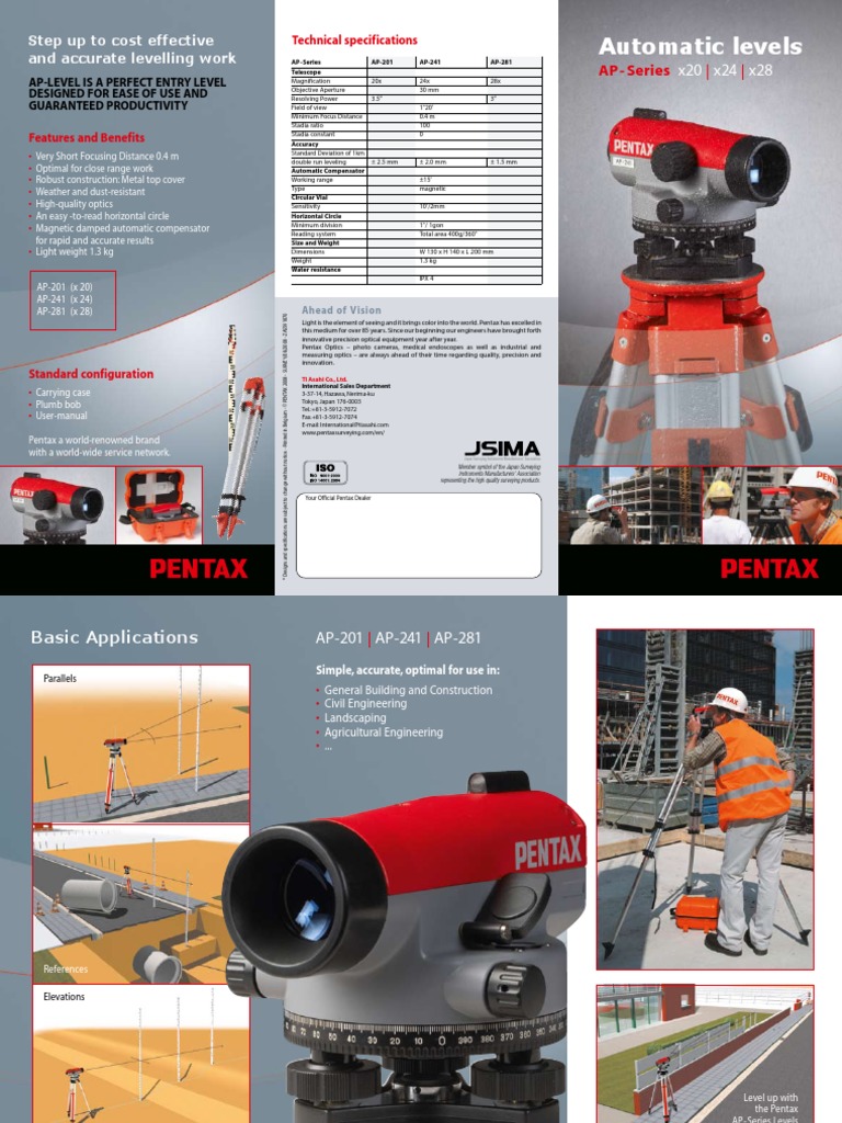 Automatic Levels: Step Up To Cost Effective and Accurate Levelling Work ...