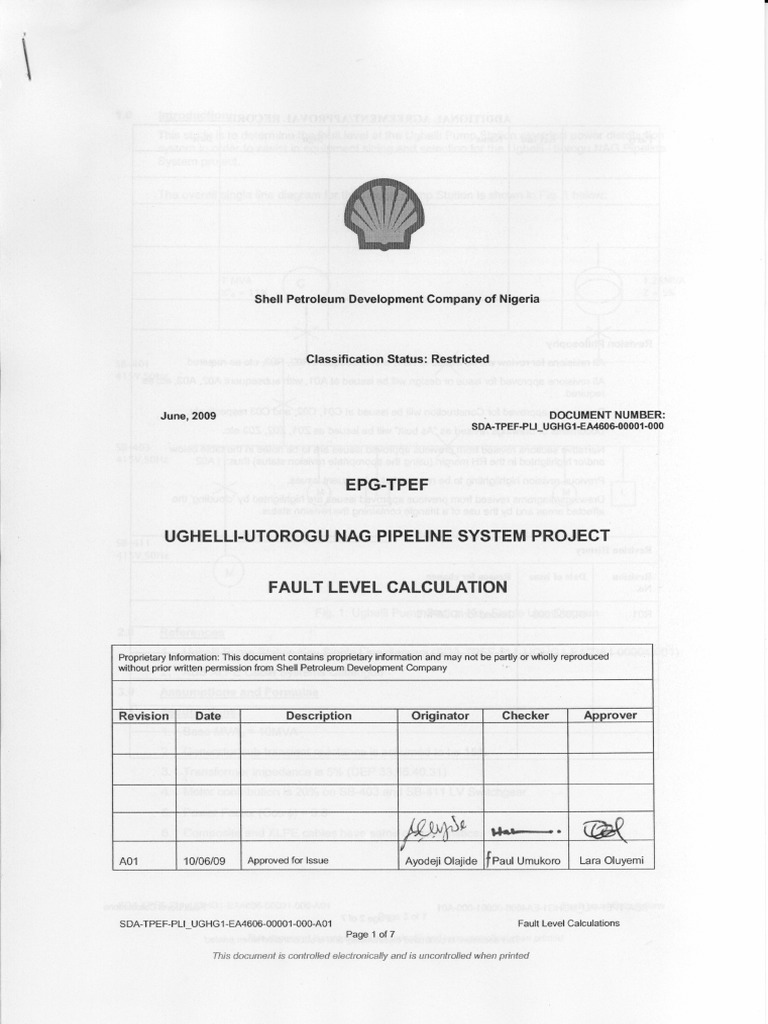 Fault Level Calculation Using SKM | PDF | Electrical Impedance ...