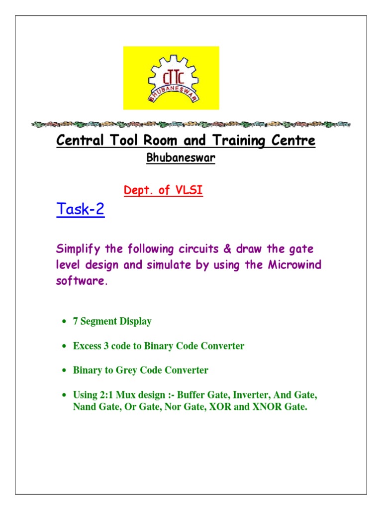 Task-2: Central Tool Room and Training Centre | PDF