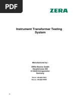 ZERA GMBH - Portable Meter Test Systems | PDF