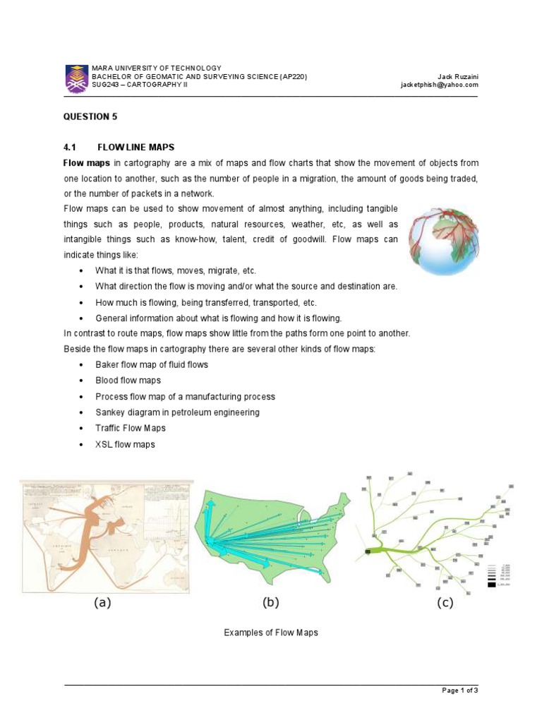 SUG243 - Cartography - Flow Line Maps | PDF | Infographics ...