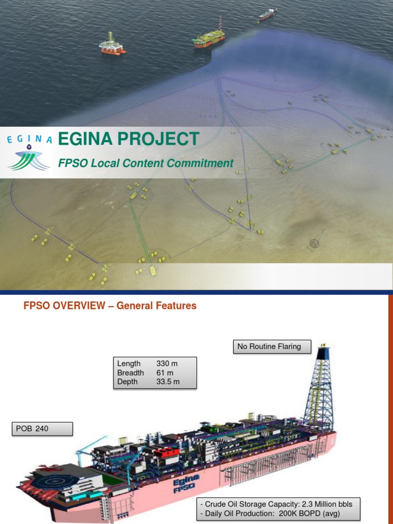 Egina Project: FPSO Local Content Commitment | PDF