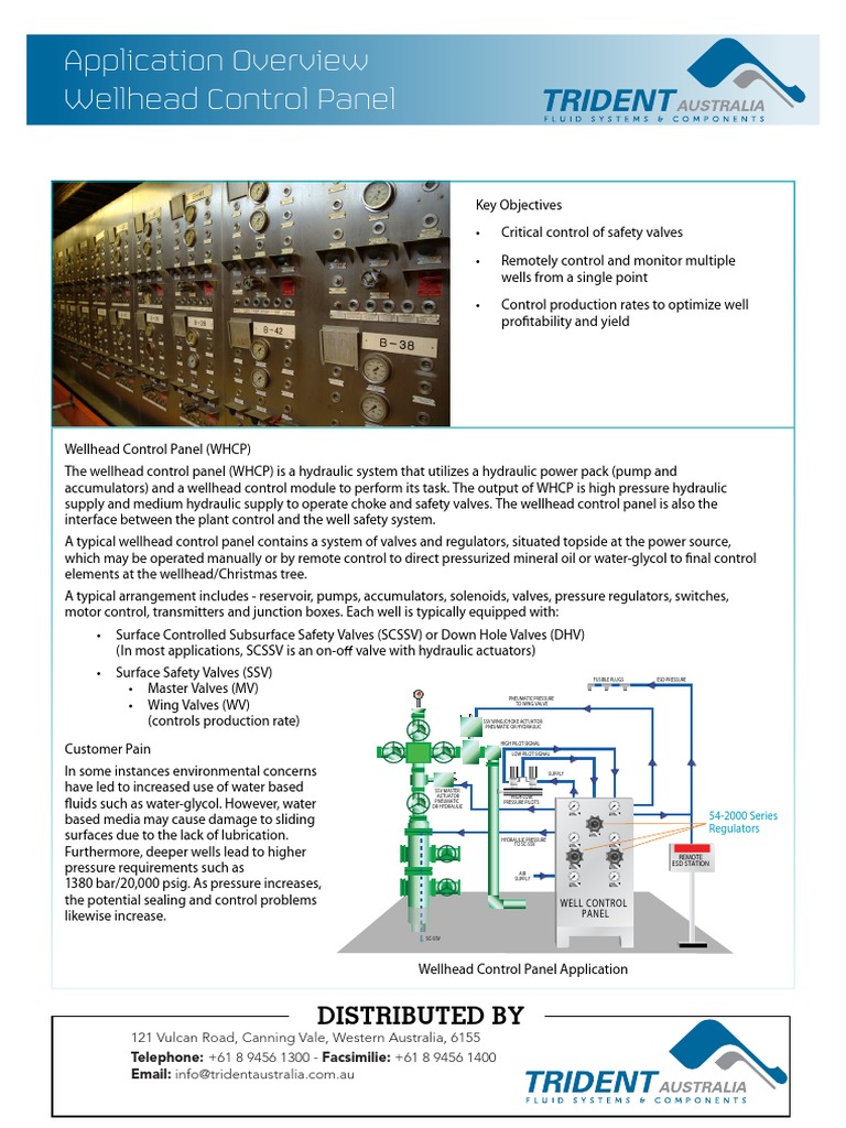 Wellhead Control Panel1 | Download Free PDF | Valve | Machines