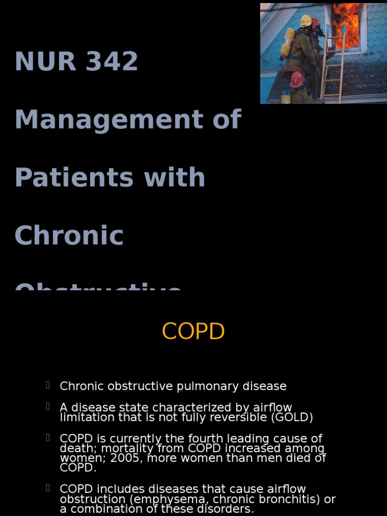 COPD Management and Pathophysiology Guide | PDF | Chronic Obstructive ...