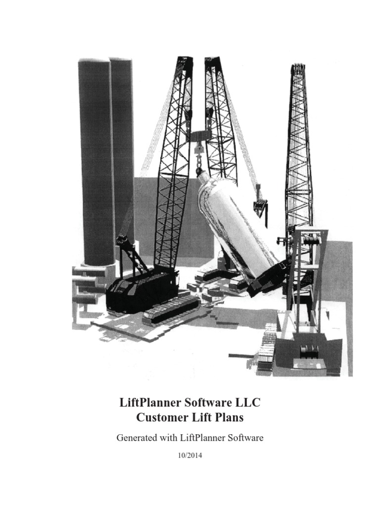 Lift Planner Software Customer Lift Plans | Download Free PDF | Crane ...
