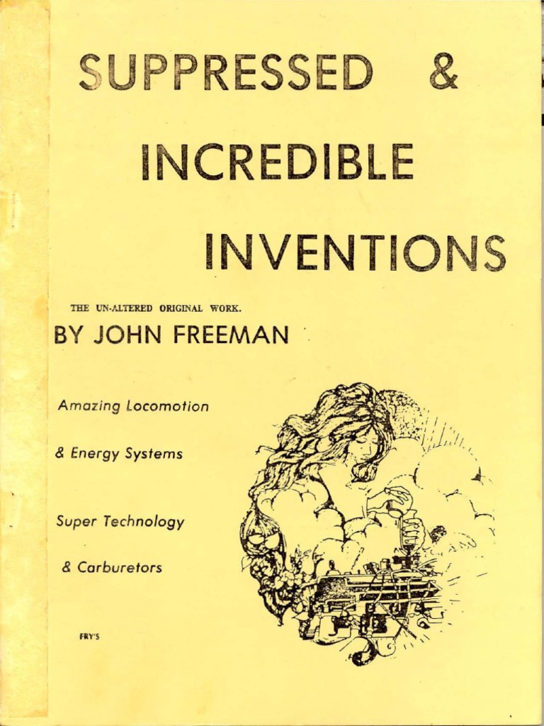 Suppressed & Incredible Inventions by John Freeman (1976 by A.H. Fry ...