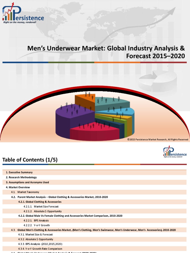 Men's Underwear Market Global Industry Analysis - Sample | PDF | Retail ...