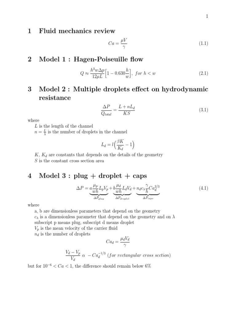 Two-Phase Flow Models and Parametric Study | PDF