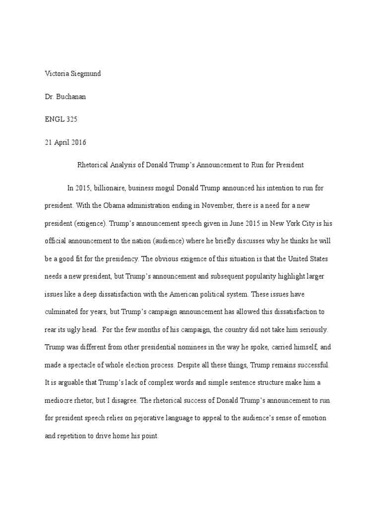 Rhetorical Analysis | PDF | Rhetoric | Propaganda