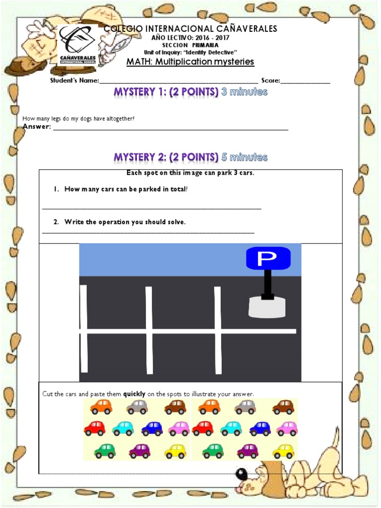 Multiplication Mysteries | PDF