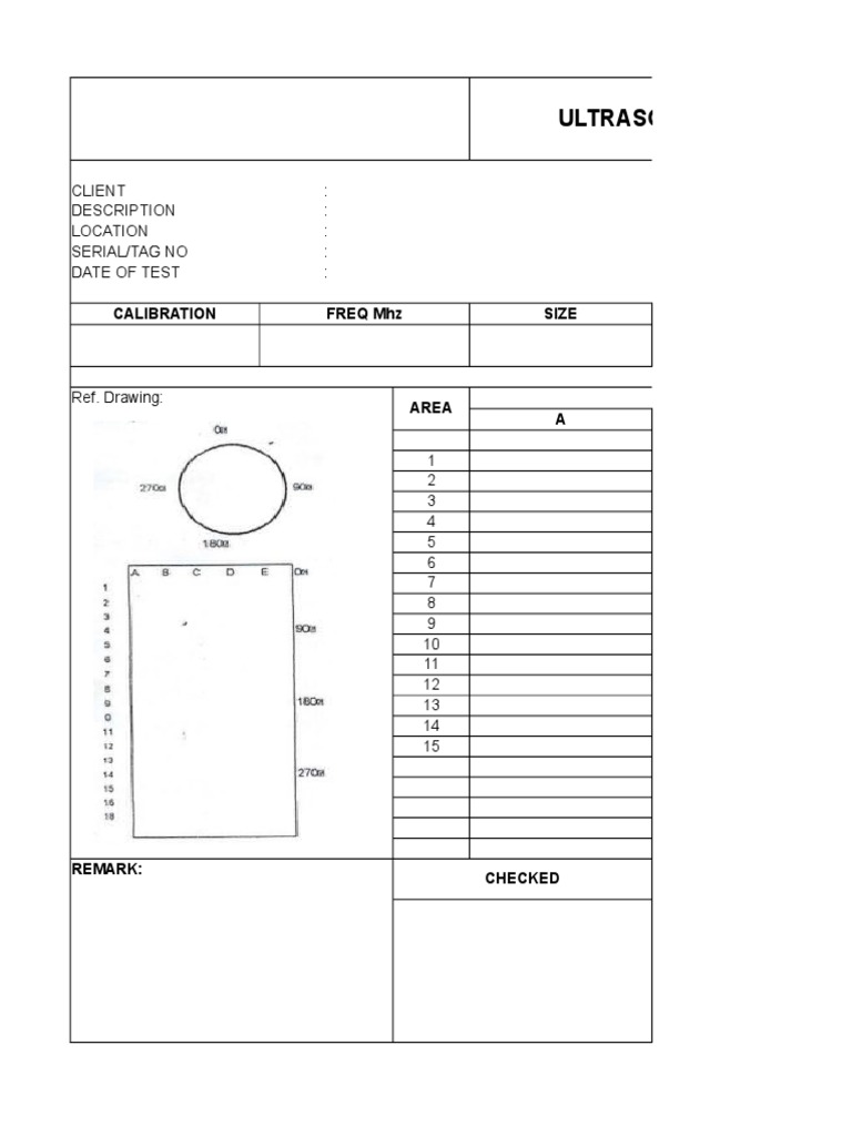 Ultrasonic Scanning Inspection Report | PDF