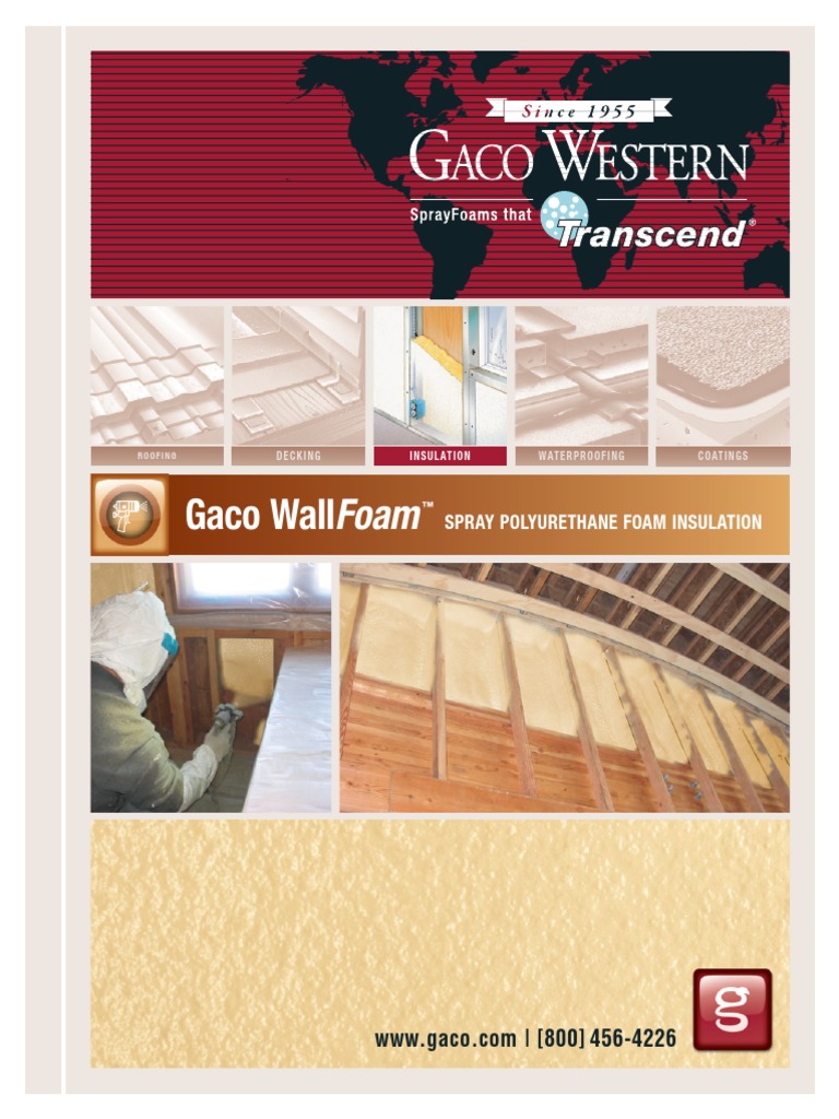If Gaco WallFoam | PDF | Building Insulation | Roof