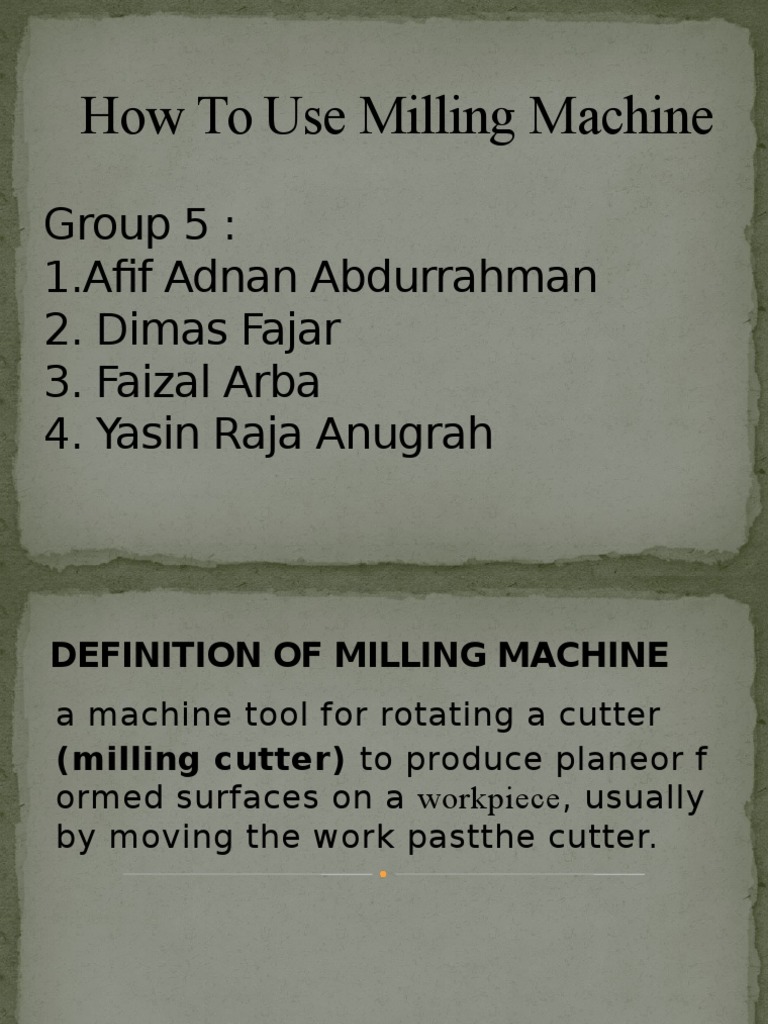 An Introduction to Milling Machine Types and How to Operate a Milling ...