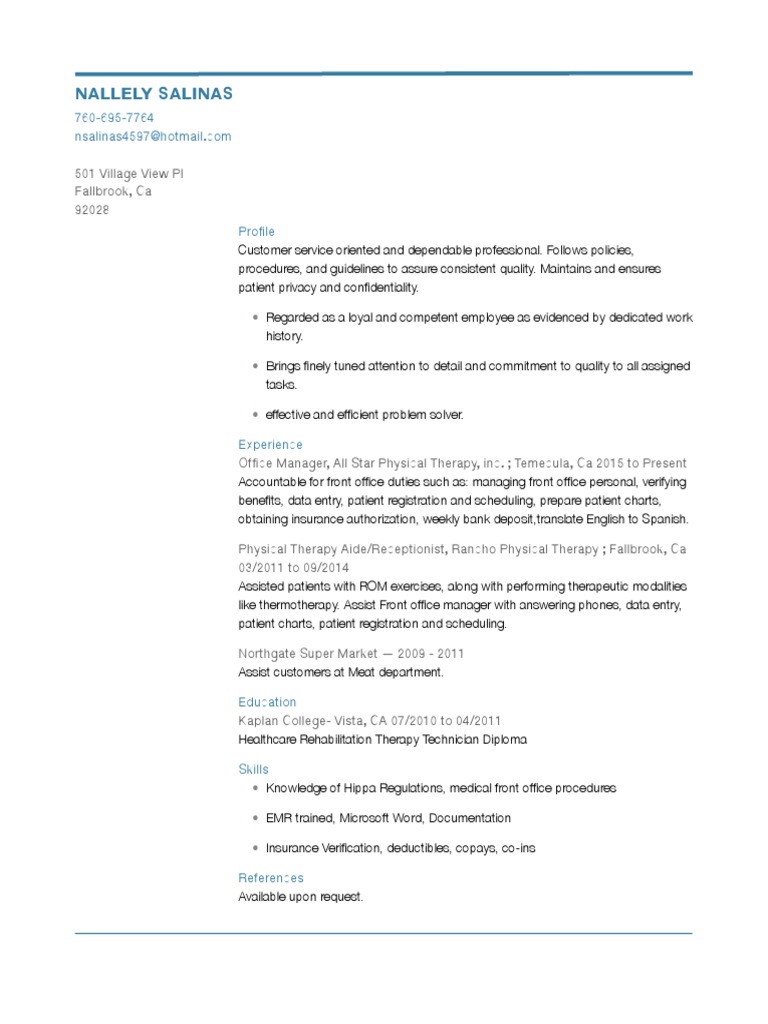 Ns Resume | PDF