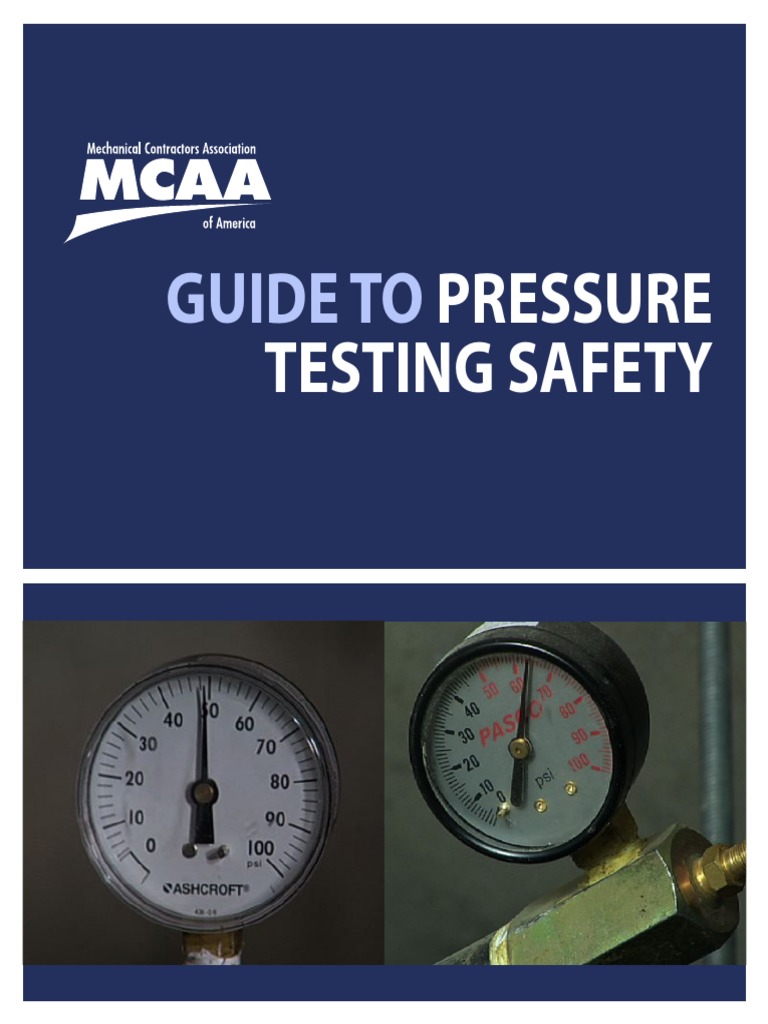 Guide To: Pressure Testing Safety | PDF | Pipe (Fluid Conveyance) | Safety