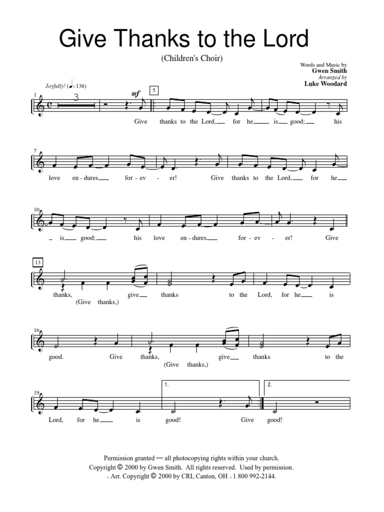 Give Thanks KIDS | PDF