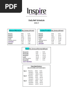 School Bell Timing Schedule | PDF