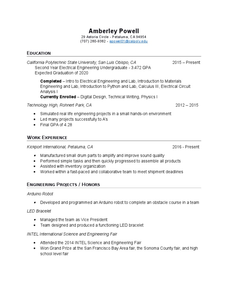 Revised Resume | PDF