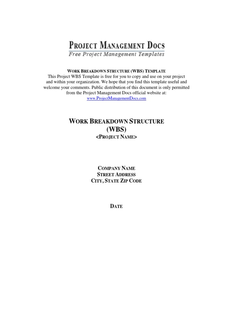 Work Breakdown Structure PDF | PDF | Project Management | Systems ...