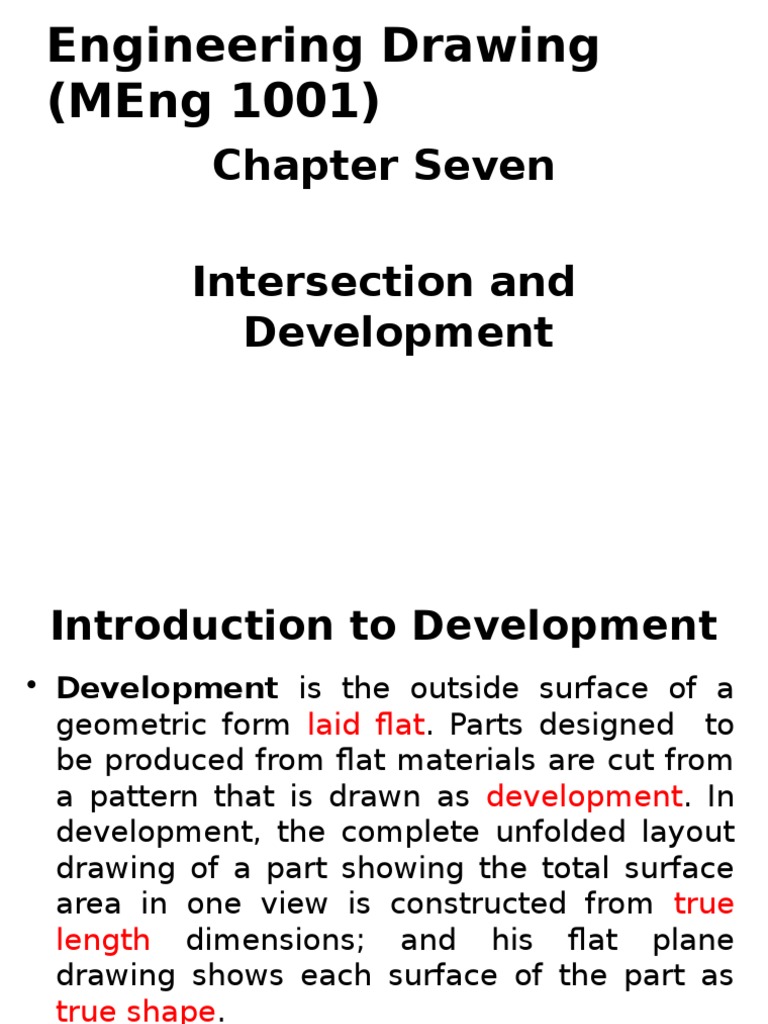 Development and Intersection Guide | PDF | Shape | Geometric Shapes