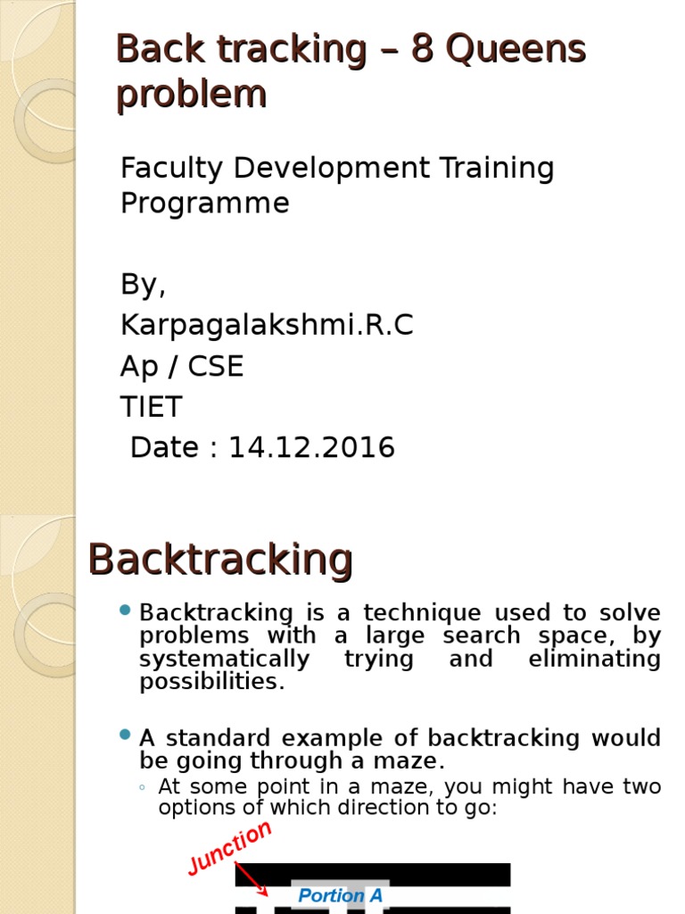 Backtracking Download Free Pdf Discrete Mathematics Areas Of Computer Science 
