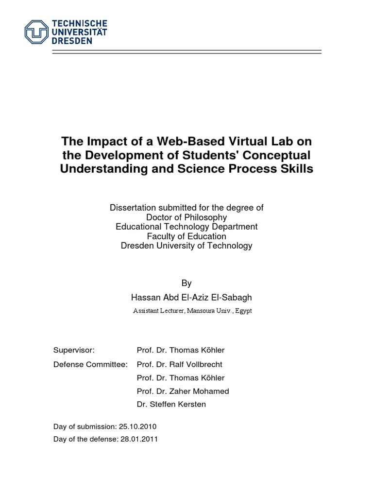 Web Based Learning | PDF | P Value | Learning