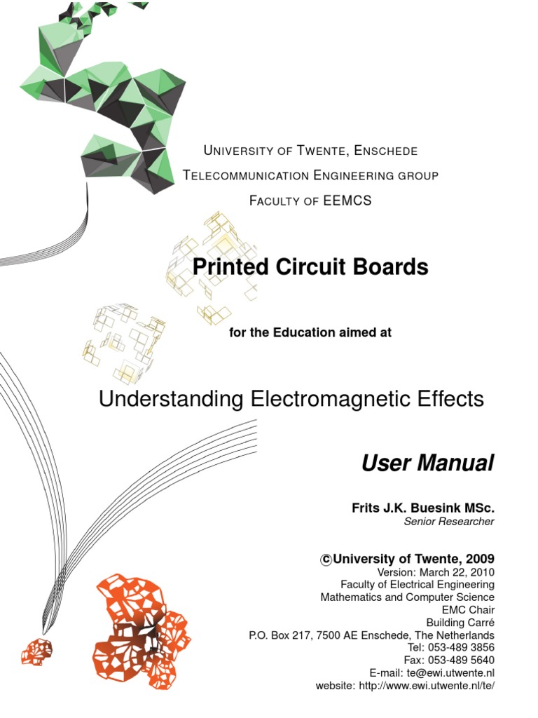 16-Pin PCB Demo User Manual | PDF | Electromagnetic Induction | Inductance