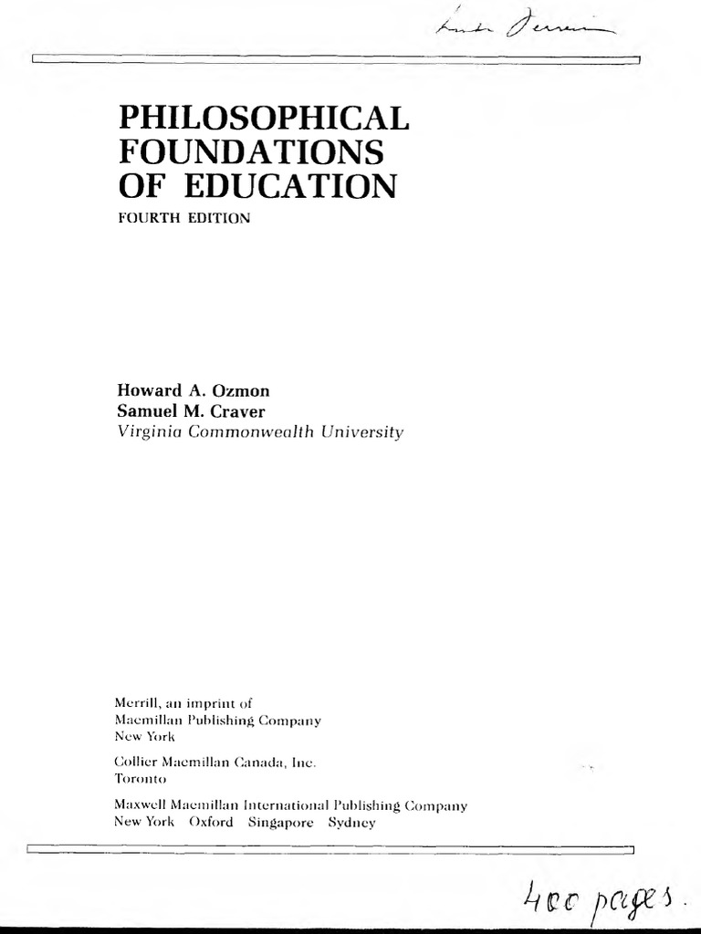 Philosophical Foundations Of Education Exploring Plato S Theory Of