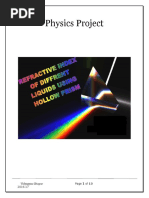 Hollow Prism - Physics Investigatory Project Class 12 CBSE | PDF ...