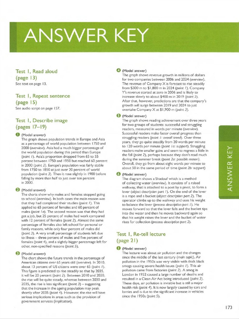 PTE Answers PDF | PDF