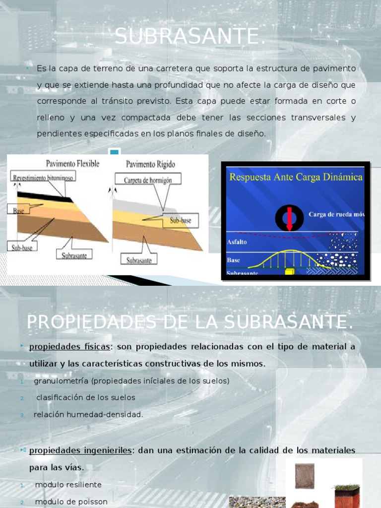 Subrasante 110511094100 Phpapp01 | PDF | La carretera | Grúa (máquina)