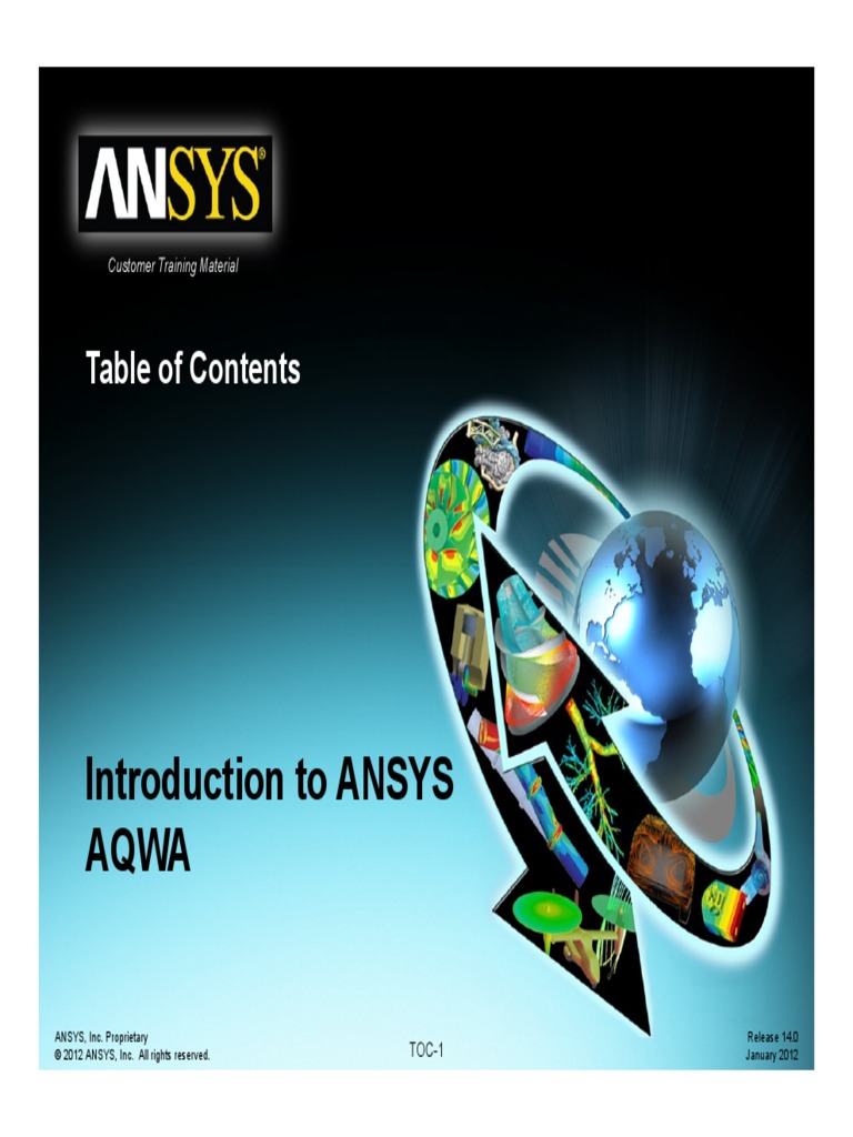 Introduction To ANSYS Aqwa: Customer Training Material | PDF | Computers