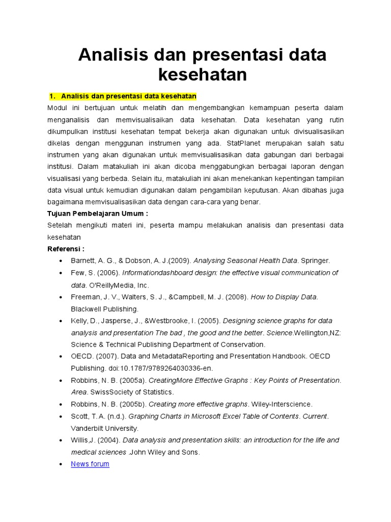 Analisis dan Visualisasi Data Kesehatan | PDF | Komputer