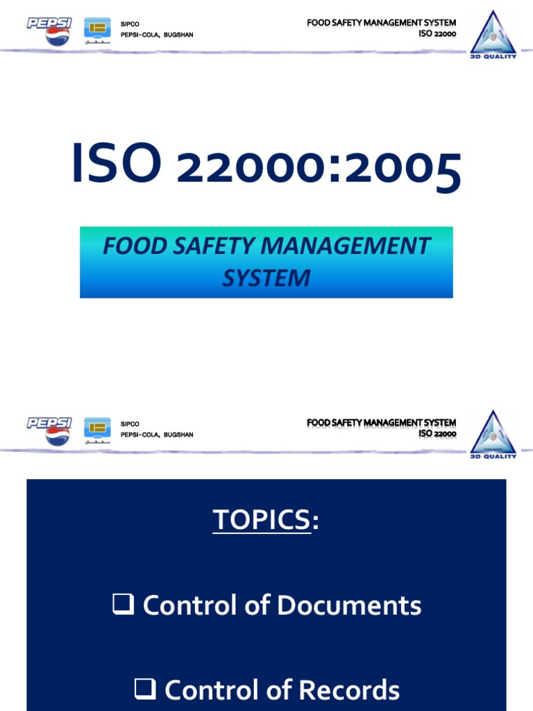 ISO 22000:2018 Document Control Manual | PDF | Records Management ...