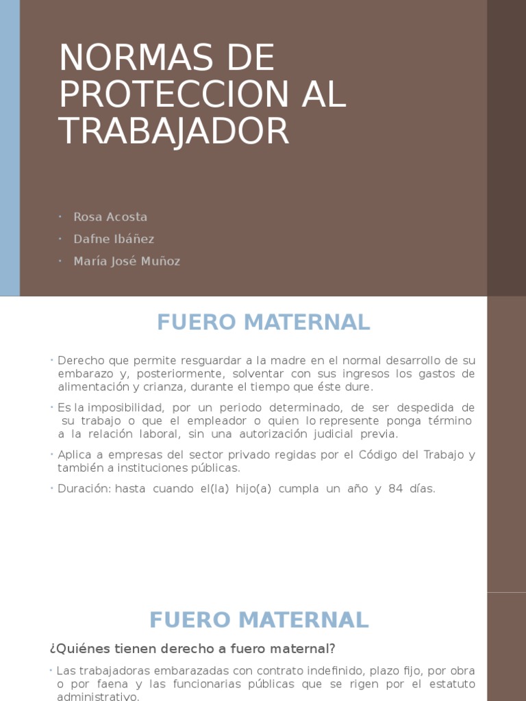 Normas de Proteccion Al Trabajador | PDF | Derecho laboral | Derecho Constitucional