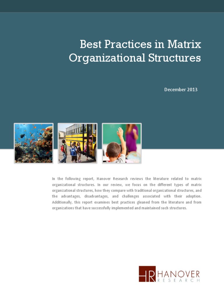 Best Practices in Matrix Organizational Structures | Download Free PDF ...