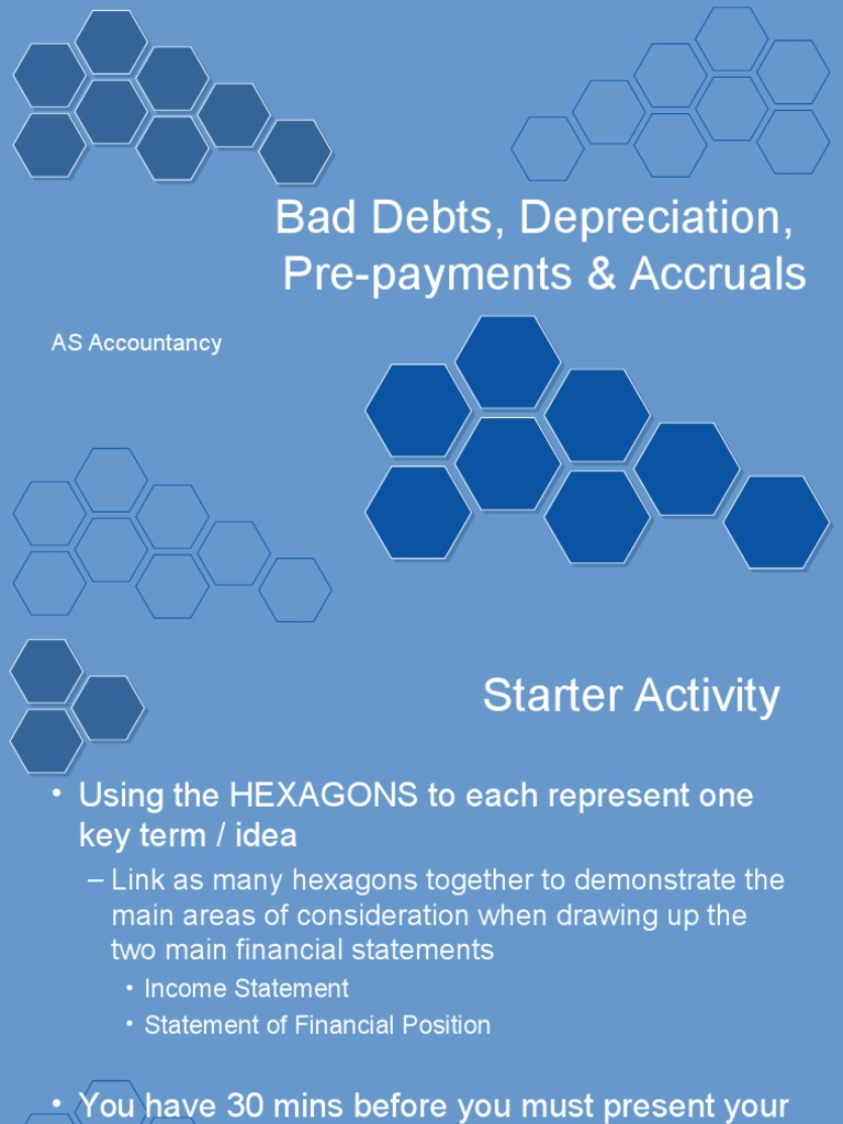 Bad Debts and Depreciation 1iu9oky | PDF | Accrual | Depreciation