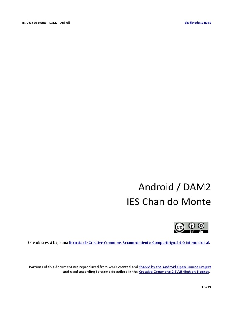 DAM2 Android | PDF | Android (sistema operativo) | Widget (Gui)