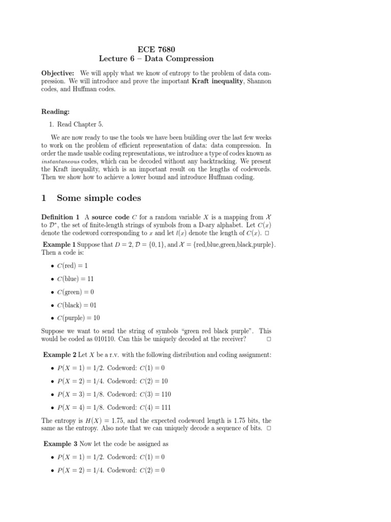 Uniquely Decodable Codes | PDF | Code | Discrete Mathematics