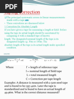 Correction Due To Sag | PDF