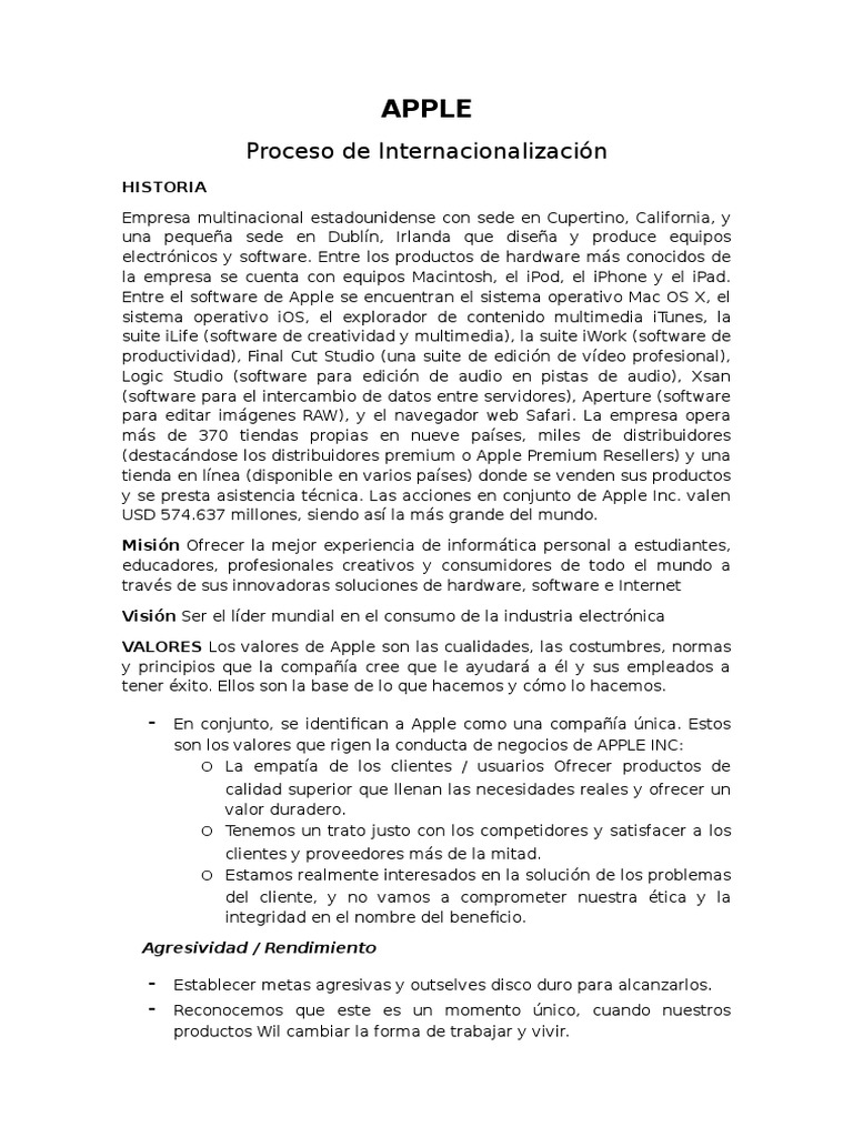 Apple | PDF | Apple Inc. | Calidad (comercial)