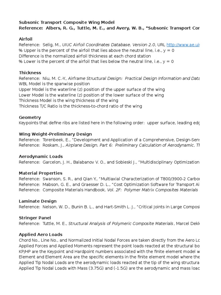 UW Wing Design | PDF | Airfoil | Aircraft