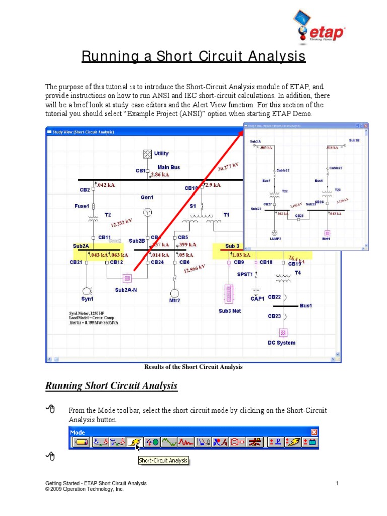 Short Circuit Analysis | Network Analysis (Electrical Circuits ...