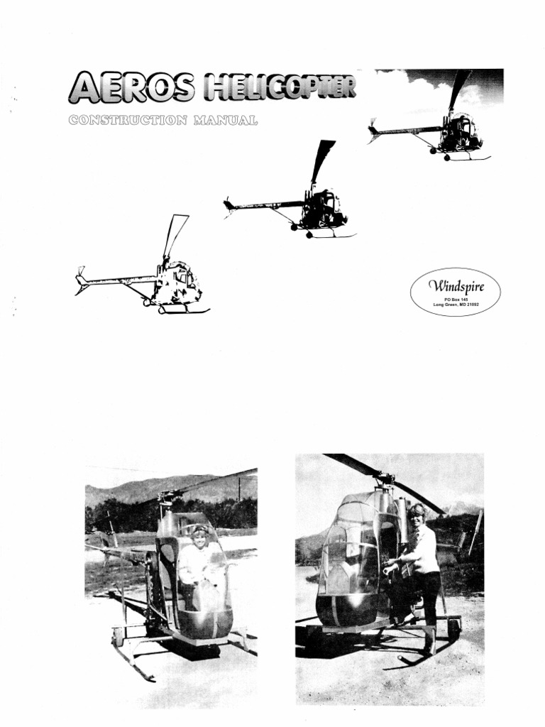 Aeros Helicopter - Construction Manual PDF | PDF | Business