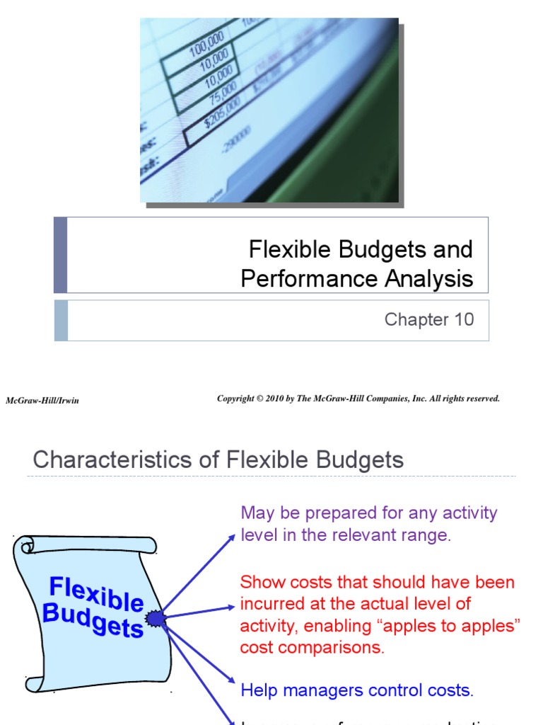 Flexible Budget And Performance Analysis Pdf Cost Accounting Budget